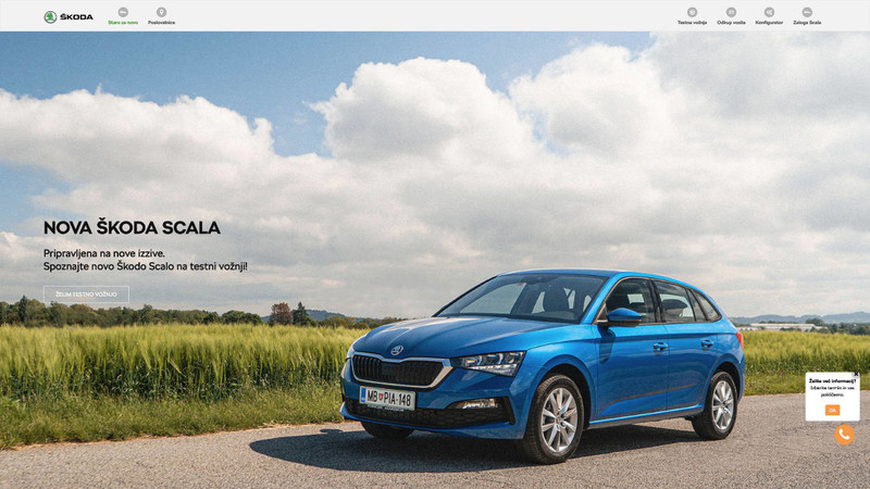 Škoda Scala - Avtomobilizem - Web development, Cloud Software service and all-in-one operating ...