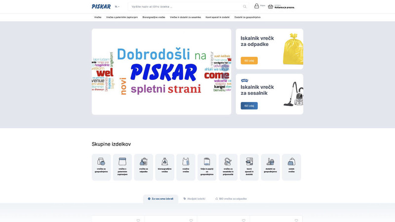 Piskar - Spletne trgovine - Web development, Cloud Software service and ...